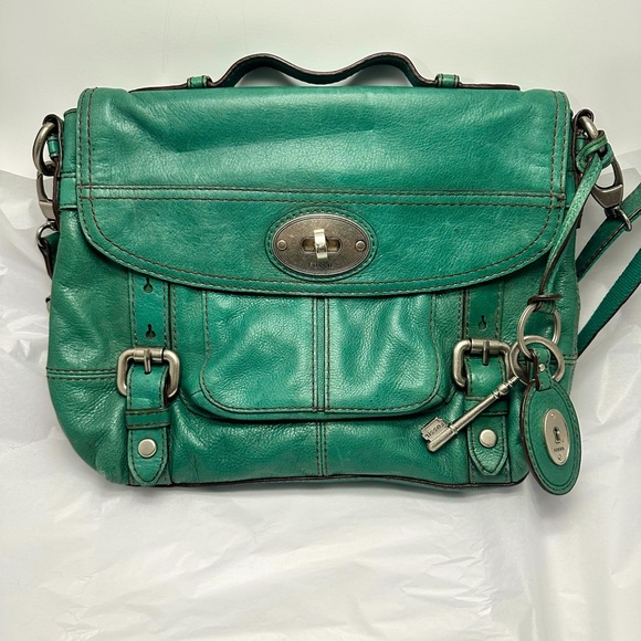Fossil | Bags | Fossil Forest Green Crossbody Bag | Poshmark